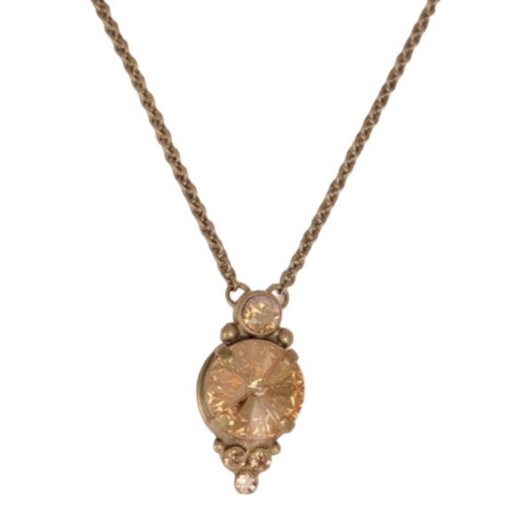 Sorrelli | Jewelry | Sorrelli Radiant Round Pendant Necklace | Poshmark